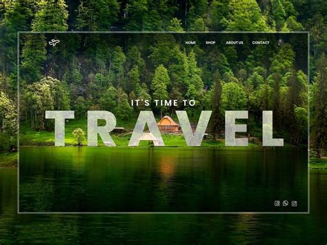 Travel Web Design Ui Travel Website Design Instagram Grid Design Web Design