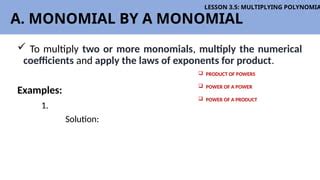 Lesson About Multiplying Polynomials Pptx Homework And Study Education