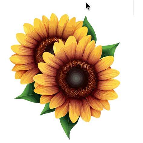 Sunflower Icon Png Clipart Free 23790835 Png