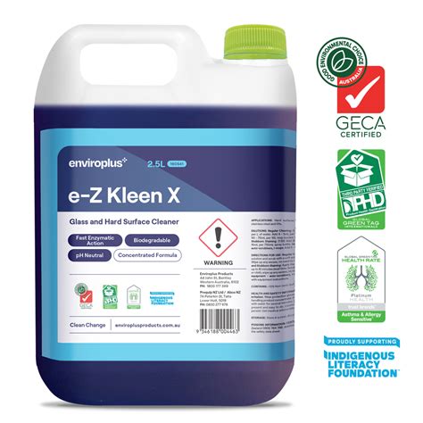 Enviroplus Concentrated Cleaner E Z Kleen X E2 Rubix 25l Each