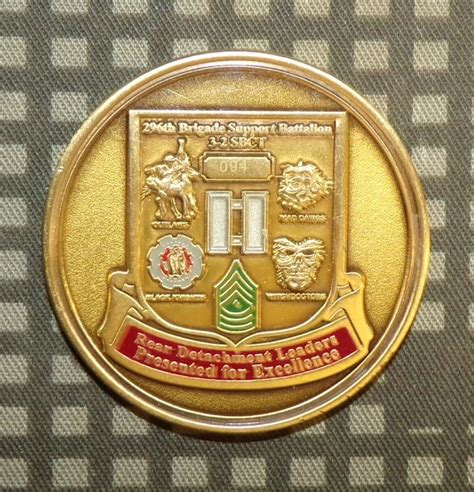 Us Army 296th Brigade Support Battalion Commander Serial D Challenge
