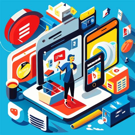 Premium Vector Ecommerce Vector Illustration