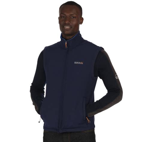 Regatta Mens Bradwell Softshell Body Warmer Navy Edinburgh Outdoor Wear