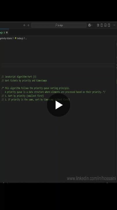 Javascript Algorithm Priorityqueue Webdevelopment Coding Techforgood Ali Hossaini