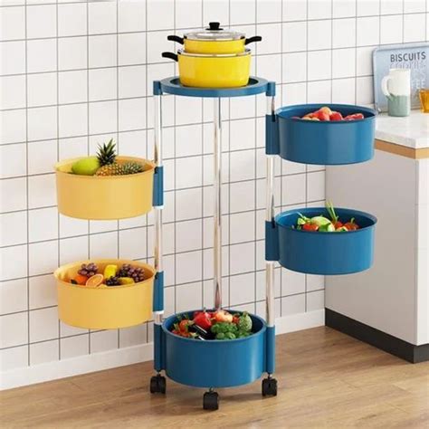 Five Layer Kitchen Storage Racks Unique Color Gmg Foreign Tradiing Company At ₹ 1280piece