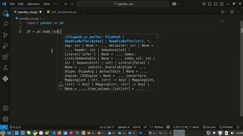 Csv Files In Pandas Python Library Practical Youtube