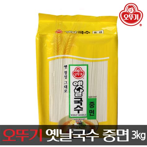 진주마트 중면국수 오뚜기 옛날국수 중면 3kg