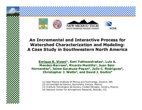 pdf an incremental and interactive process for watershed