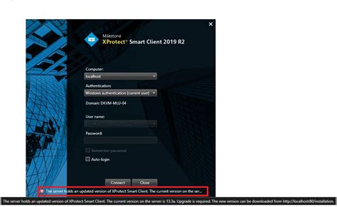 Smart Clients Version Older Than 2019 R3 Cannot Connect To Xprotect