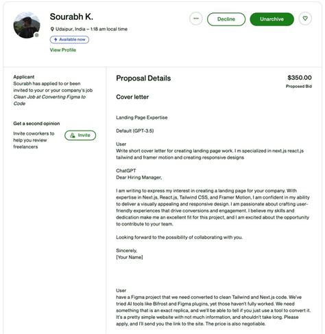 Muhammad Hadi Y On Linkedin Ai Chatgpt Upwork Job Funny