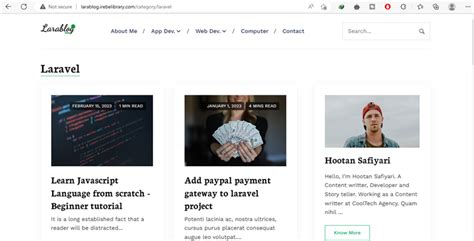 Build A Blog With Laravel Source Code Sawa Stacks S Ko Fi Shop