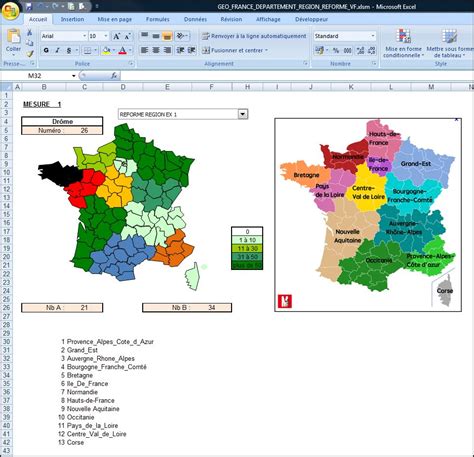 Excel Créer Une Carte Interactive Sous Excel Et Si La Nouvelle Carte