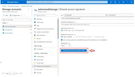 microsoft azure blob storage in astera astera data stack