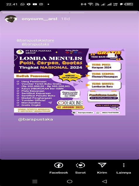 Share Pamflet Di Ig Story Pdf