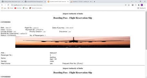 GitHub Monish Airline Reservation System