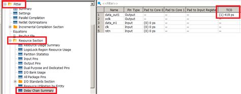 How To Set Programmable Delay Elements Input Pin Delay Output Pin Delay Macnica Altera Fpga