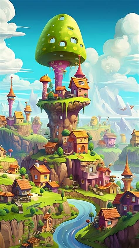 Treehouse Town Stock Illustrations Treehouse Town Stock Illustrations Vectors Clipart