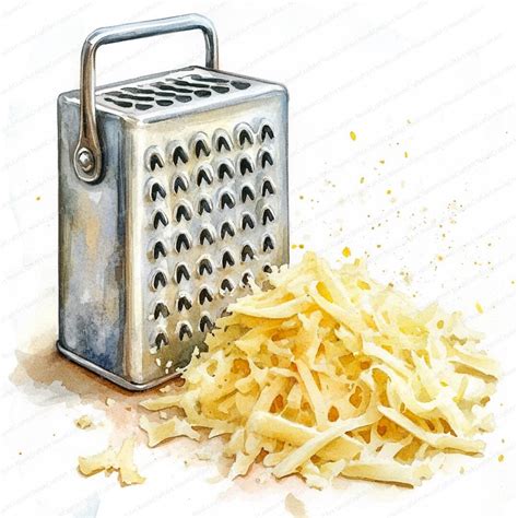 24 Grated Cheese Clipart Pack Cheese Grater And Shredded Cheese