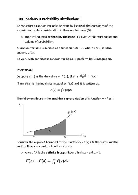CHAPTER Continuous Probability Distributions CH Continuous Probability Distributions To