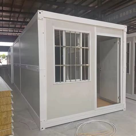 Single Prefab Movable Granny Folding Container Office Cabin House