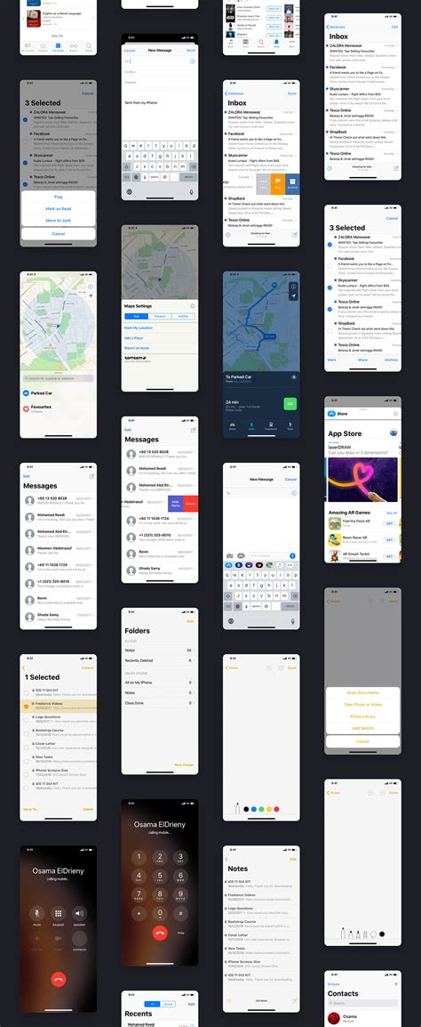 Ios12 Gui Kit On Behance