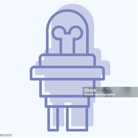 아이콘 자동차 조명 자동차 부품 기호와 관련이 있습니다 투톤 스타일 심플한 디자인 편집 가능 간단한 일러스트레이션 교통에 대한 스톡 벡터 아트 및 기타 이미지 Istock