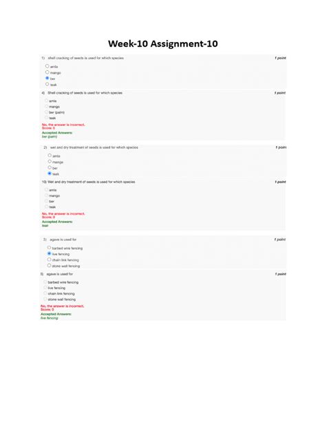 Week 10 Assignment 10 Pdf