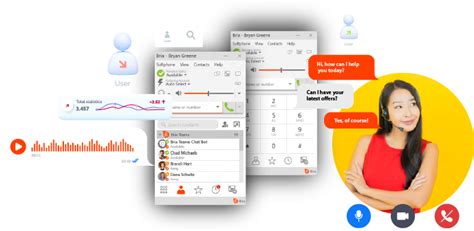直観的で連携機能搭載のbriaソフトフォン。