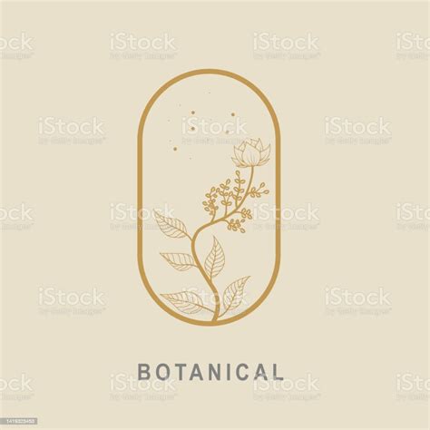 선형 스타일 로고 아이콘 벡터 일러스트레이션이있는 식물 자연 꽃 템플릿 디자인 부케에 대한 스톡 벡터 아트 및 기타 이미지