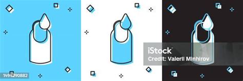 파란색과 흰색 검은 색 배경에 격리 된 매니큐어 아이콘을 설정합니다 벡터 0명에 대한 스톡 벡터 아트 및 기타 이미지 0명 개념 검은색 Istock