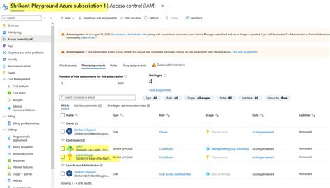 Unable Assign Contrubuter Role To Service Pricinple Name For Tenant