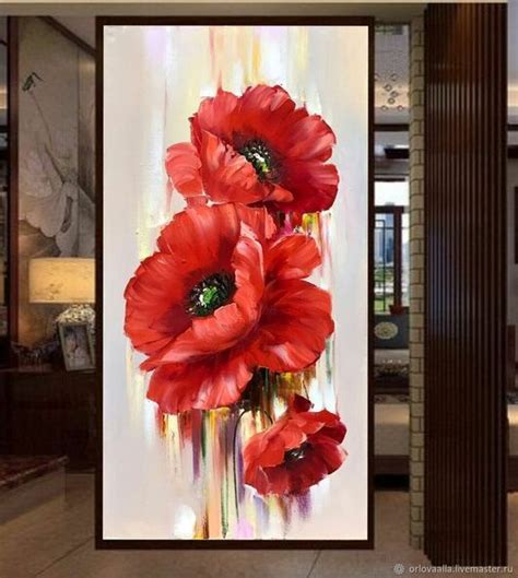 КАРТИНА МАСЛОМ МАКИ КАРТИНЫ С МАКАМИ в интернет магазине Ярмарка Мастеров по цене 55735