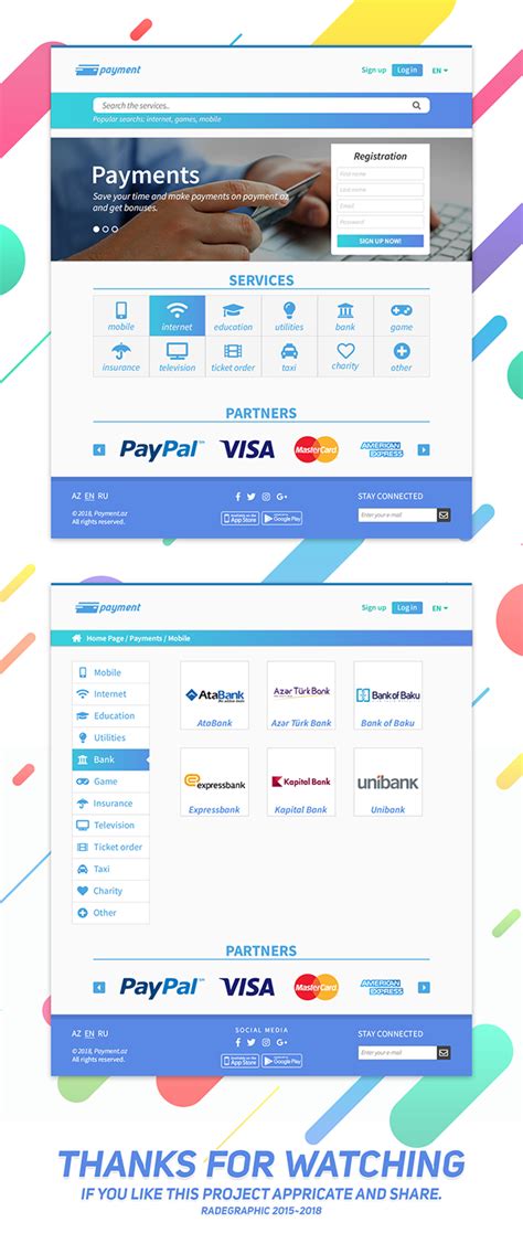 Payment Site UI Design On Behance