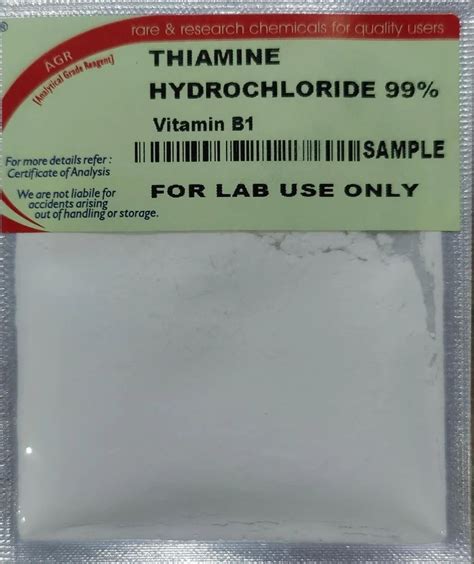 Thiamine Hydrochloride Powder At ₹ 3150kg Thiamine Hydrochloride