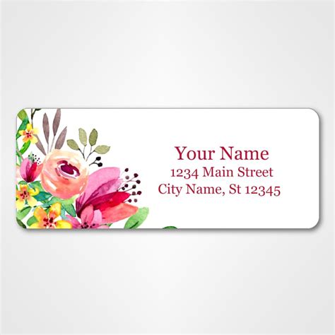 Personalized Self Adhesive Address Labels Etsy