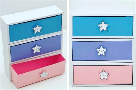 Create A Mini Paper Chest Of Drawers Fun And Practical Diy Crafts On Display