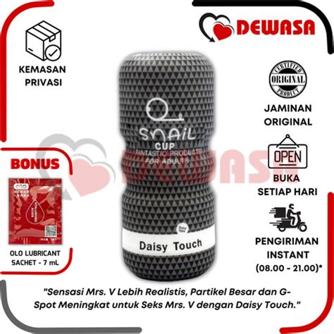 Jual Snail Daisy Touch Masturbation Cup For Male Sensasi Vaginal Sex Kota Bandung