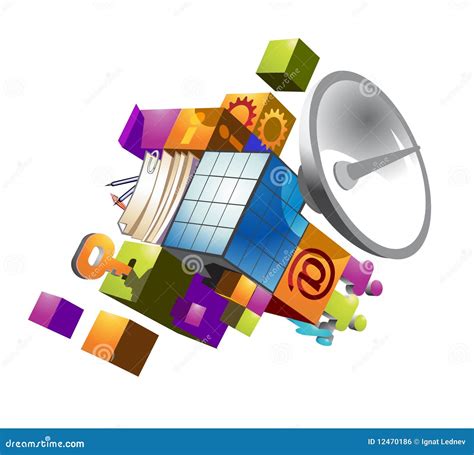 Symbole Des Informatique Illustration De Vecteur Illustration Du