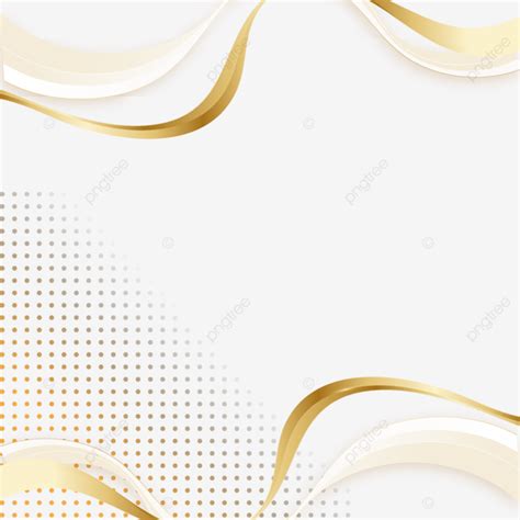 Abstract Dynamic Curve Business Border Gold Curve Abstract Business Png And Vector With