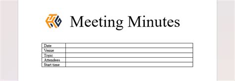 Top Tips For Creating Quality Meeting Minutes In Word