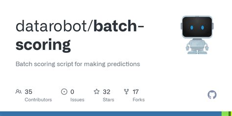 Batch Scoring Main Py At Master Datarobot Batch Scoring GitHub