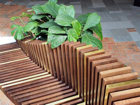 Wooden Slat Park Bench Stock Image Image Of Wooden 101088451
