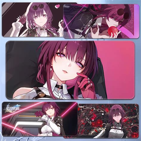 Honkai Star Rail Oversized Mouse Pad Kafka Keyboard Pad Anime Game Peripheral Computer Table