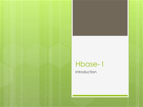 Introduction To Hbase Pdf Databases Computer Software And