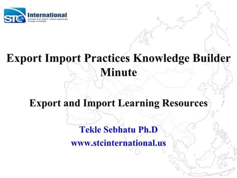 Export Import Learning Resources Pdf Business Business And Finance