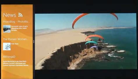 Windows Interface First Look Comprises Of Live Tiles It S Awesome