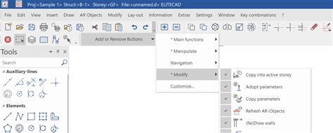 Toolbars ELITECAD Mechanics Help Center