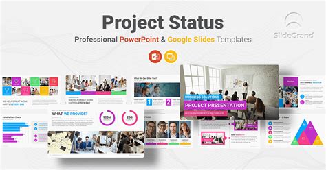 Project Status PowerPoint Presentation Template Designs SlideGrand