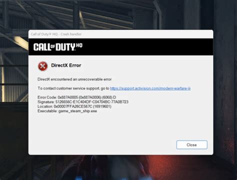 Fix Crash Warzone Directxgameshipexe Enjoy The Boost