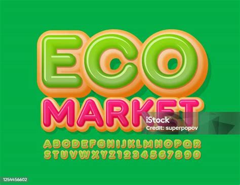 케이크 도넛 알파벳 편지와 숫자와 벡터 맛있는 기호 에코 시장 그래픽 프린트에 대한 스톡 벡터 아트 및 기타 이미지 그래픽 프린트 녹색 달콤한 음식 Istock